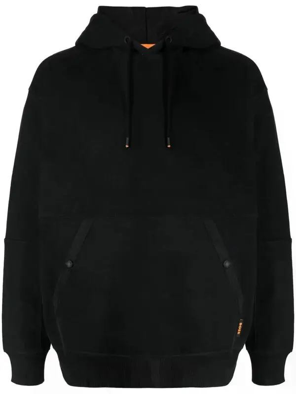 BOSS Logo-tag Jersey Hoodie