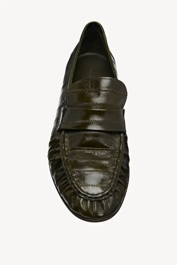 THE ROW Soft Loafer - Olive