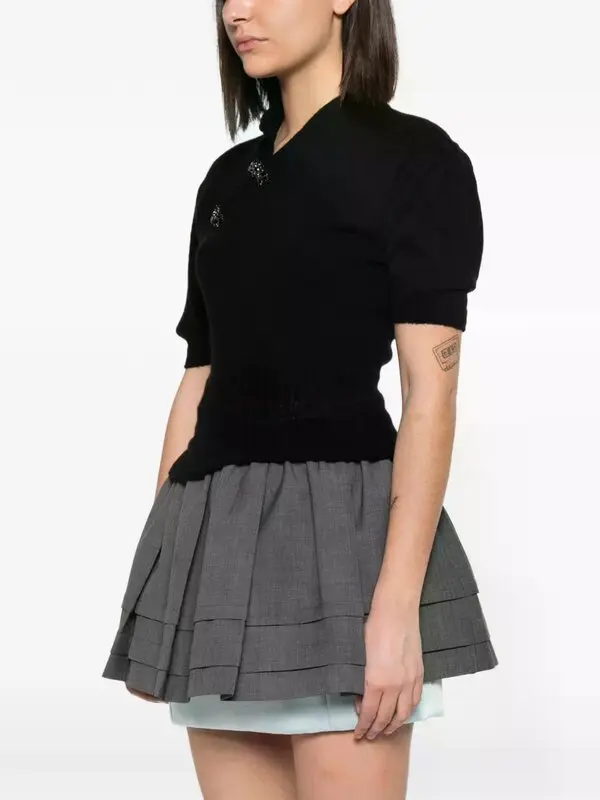 Simone Rocha Bead-embellished Sweater - Black