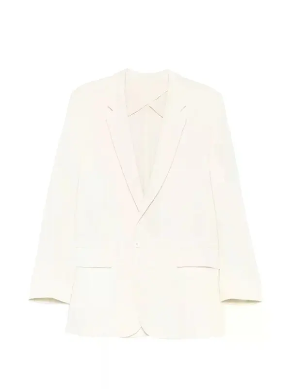 PETAR PETROV Single-breasted Notched-lapel Blazer - Neutrals