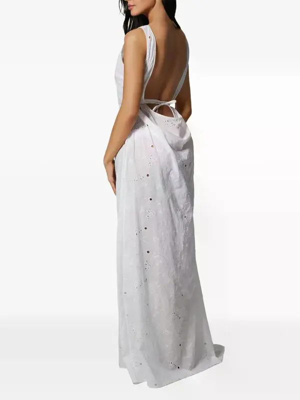 Kiki De Montparnasse Simone Maxi Dress - White