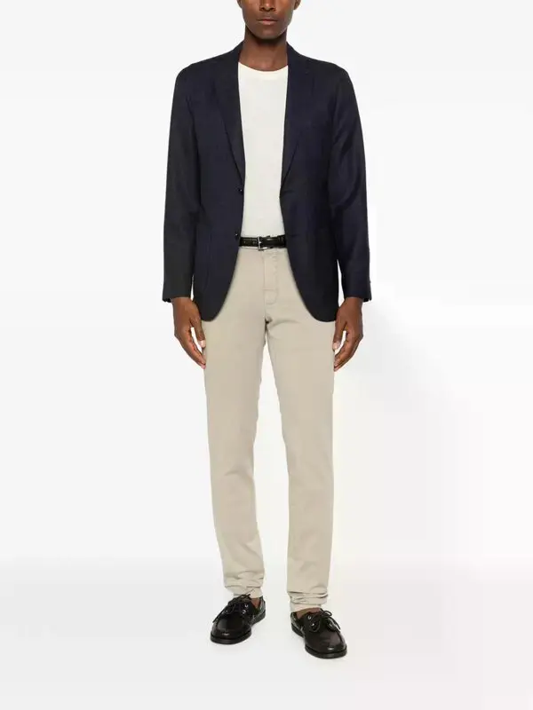 Boglioli K-jacket Single-breasted Patch-pockets Blazer - Blue
