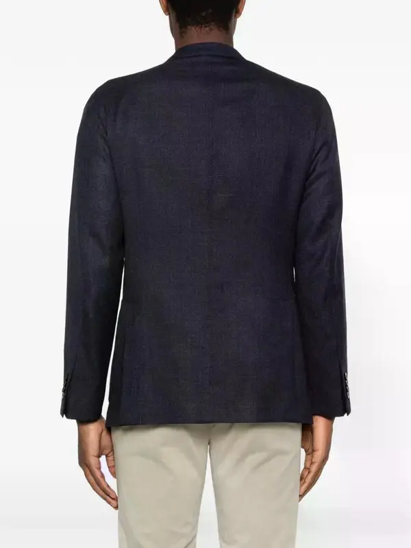 Boglioli K-jacket Single-breasted Patch-pockets Blazer - Blue