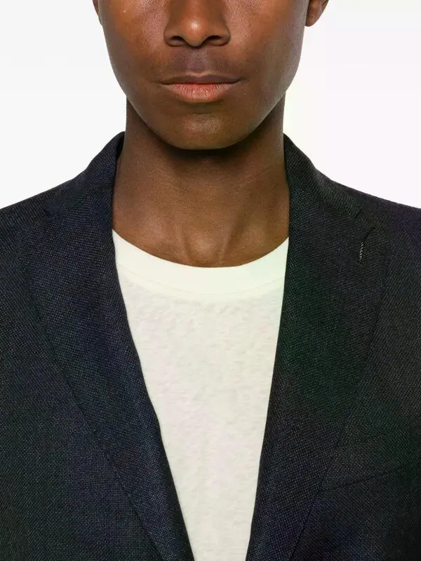 Boglioli K-jacket Single-breasted Patch-pockets Blazer - Blue