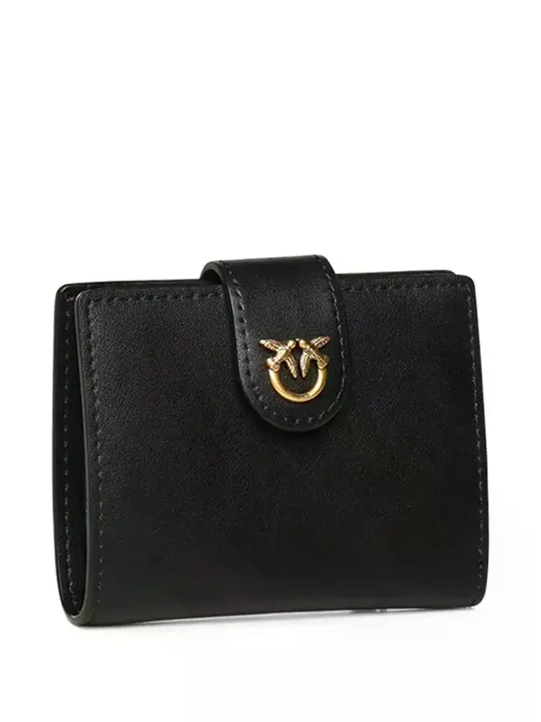 Pinko Love Birds-plaque Wallet - Black