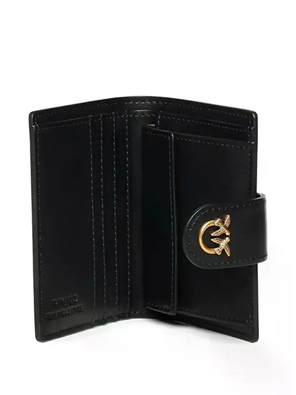 Pinko Love Birds-plaque Wallet - Black