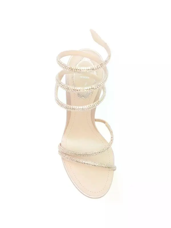 Rene Caovilla Margot Embellished-spiral Heeled Sandals