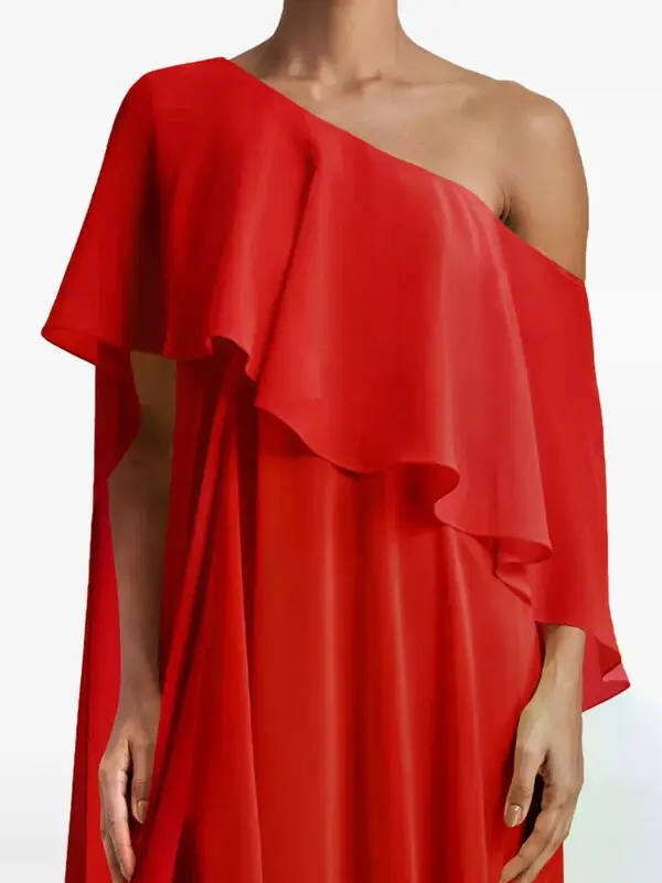GEMY MAALOUF One-shoulder Ruffled Dress