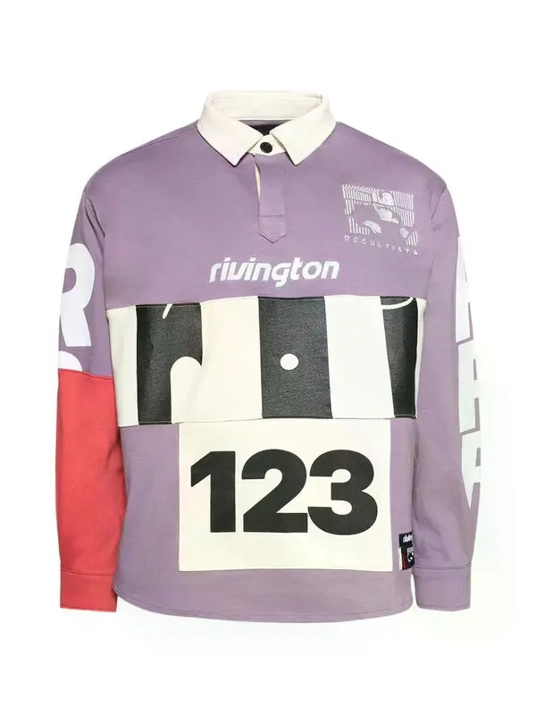 RIVINGTON ROI REBIS Apocrypha Rugby Long-sleeved Shirt - Purple