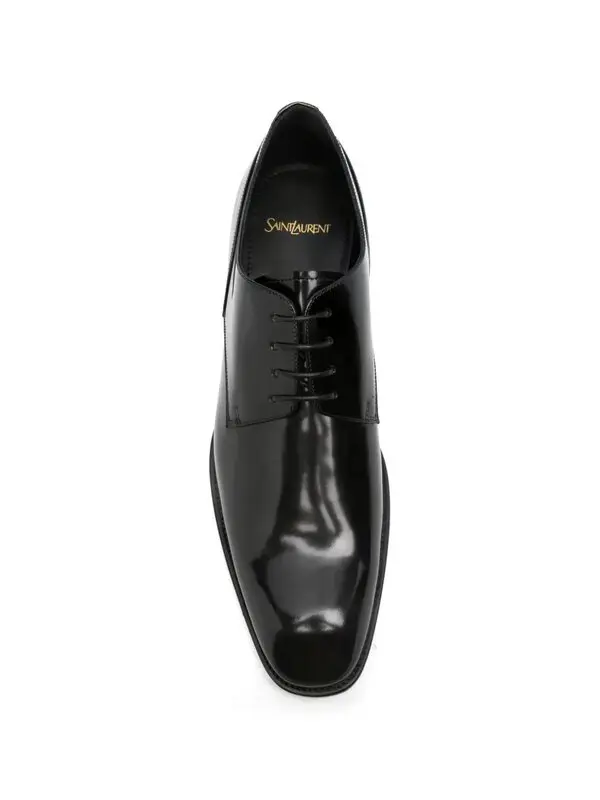 Saint Laurent Patent Leather Derby Shoes