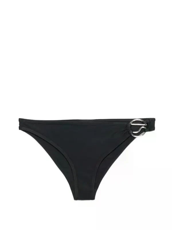 Coperni Logo-appliqué Bikini Bottoms - Black