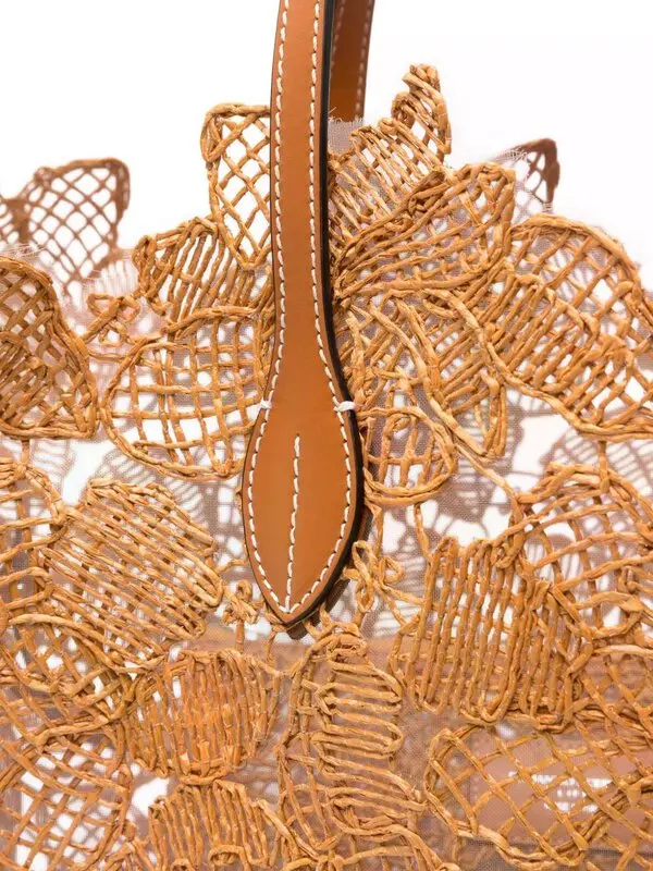 Ermanno Scervino Floral-lace Tote Bag - Neutrals