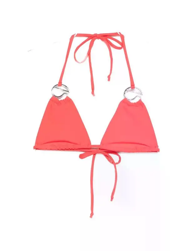 Coperni Logo Appliqué Bikini Top - Red