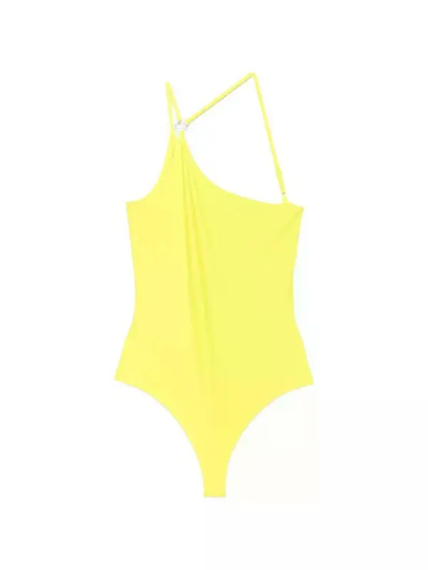 Coperni Logo-appliqué Swimsuit - Green