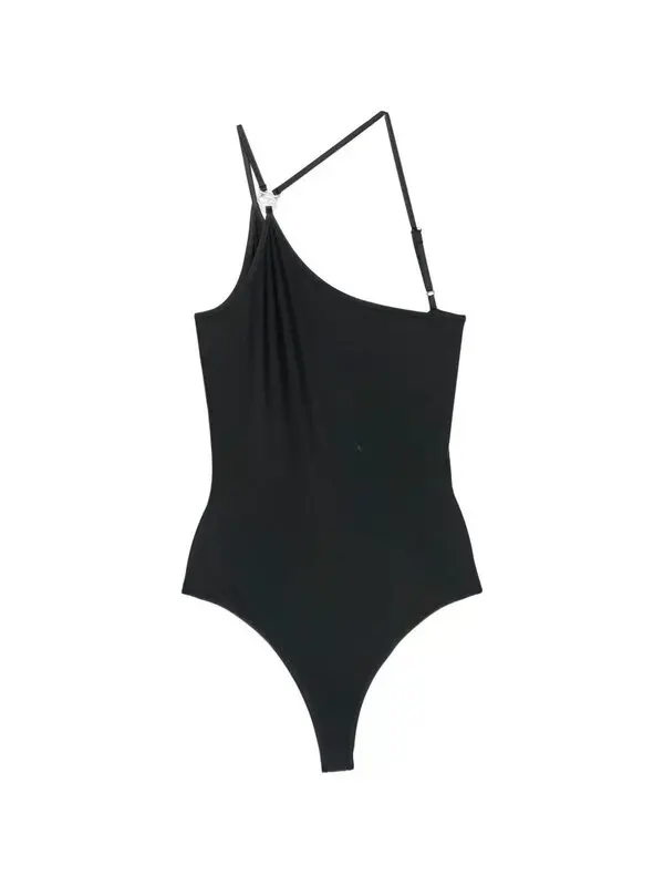 Coperni Logo-appliqué Swimsuit - Black