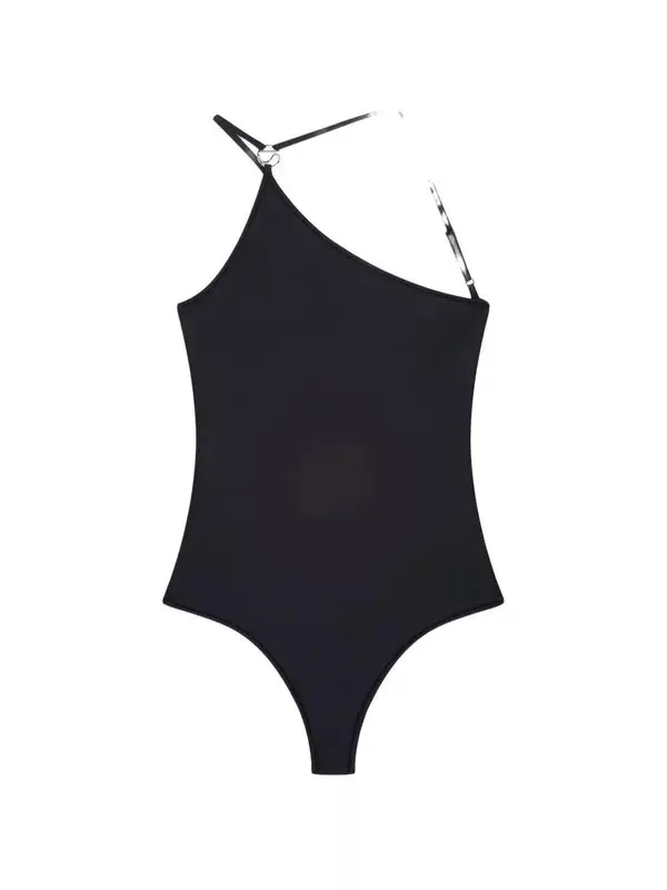 Coperni Logo-appliqué Swimsuit - Black