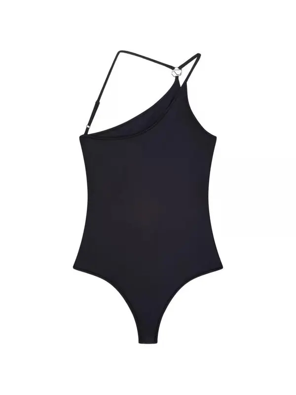 Coperni Logo-appliqué Swimsuit - Black