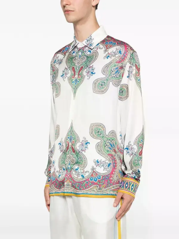 Etro Paisley-print Shirt - White