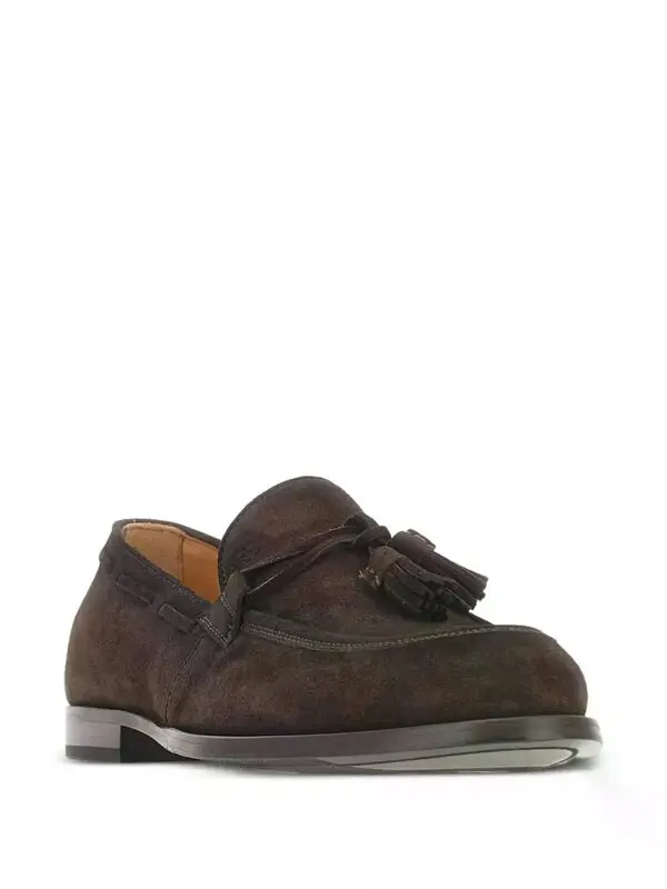 FABI Tassel Detail Leather Loafers