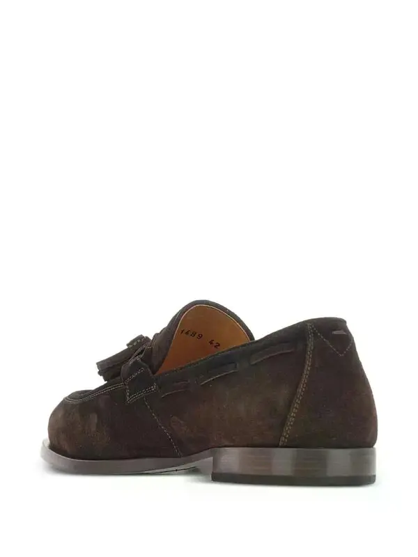 FABI Tassel Detail Leather Loafers
