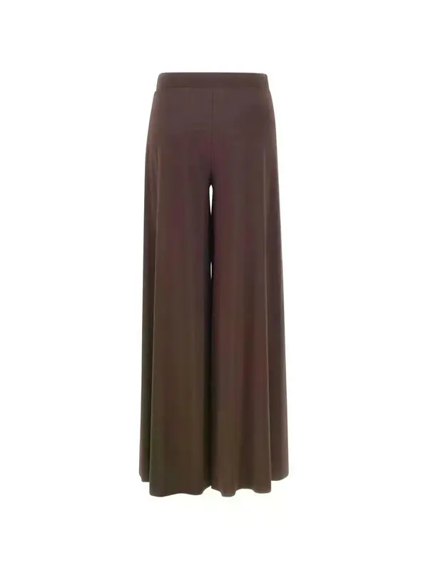 KAOS Elasticated-waistband Trousers - Brown