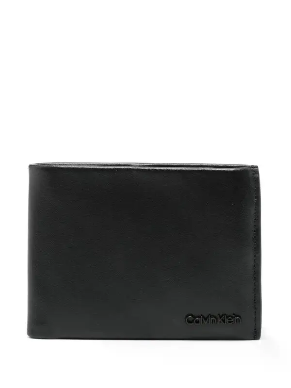 Calvin Klein Logo-lettering Leather Wallet