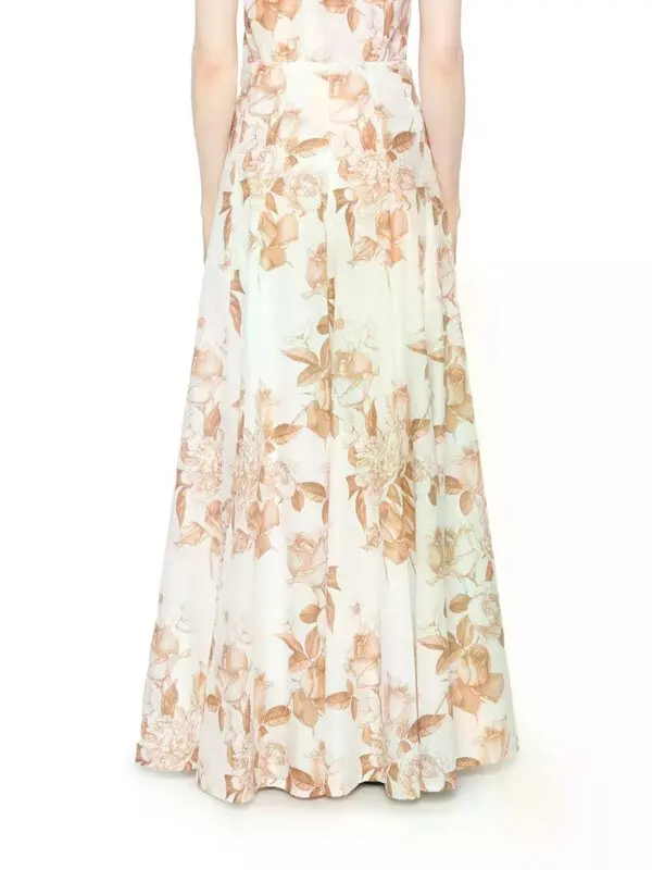 LAVI COUTURE Floral-print Palazzo Pants