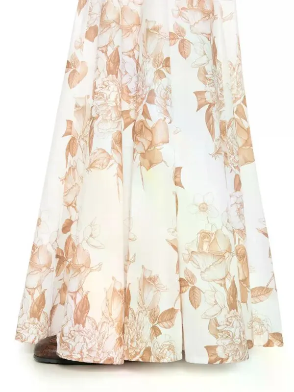 LAVI COUTURE Floral-print Palazzo Pants