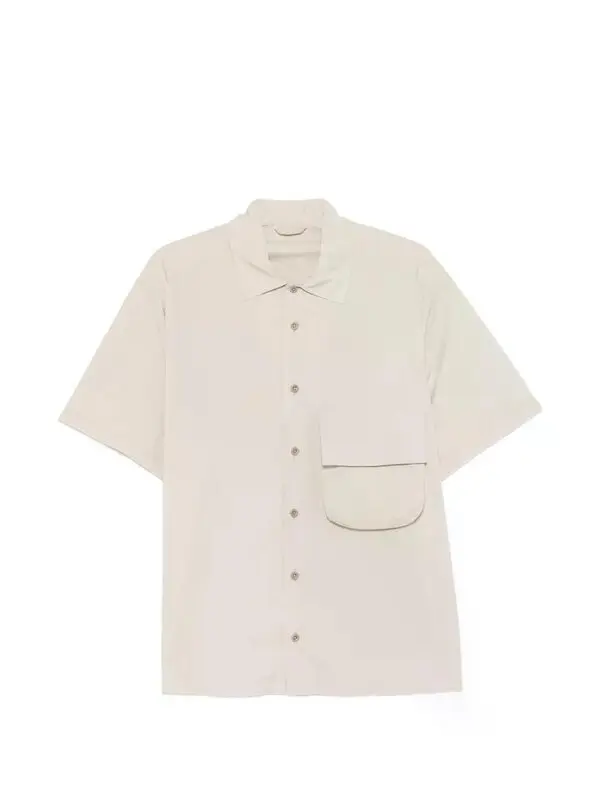 TEN C Flap-pocket Short-sleeve Shirt