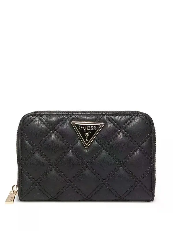 Guess Giully Logo-plaque Wallet - Black
