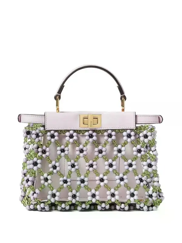 Fendi Mini Peekaboo Beaded Tote