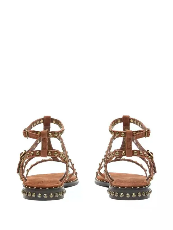 Ash Stud-embellished Sandals - Brown