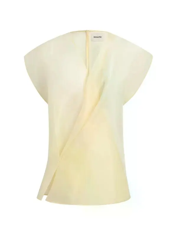 Khaite Wrap Top - Neutrals