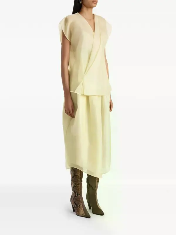 Khaite Wrap Top - Neutrals