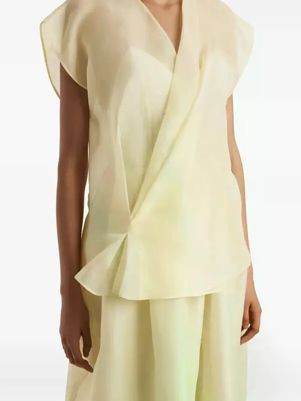 Khaite Wrap Top - Neutrals