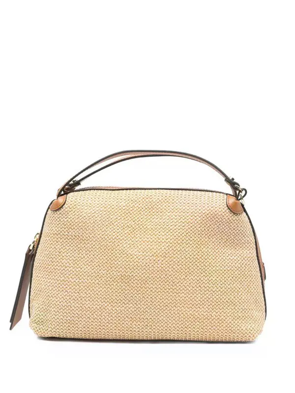 GIANNI CHIARINI Alifa Woven-effect Tote Bag - Neutrals