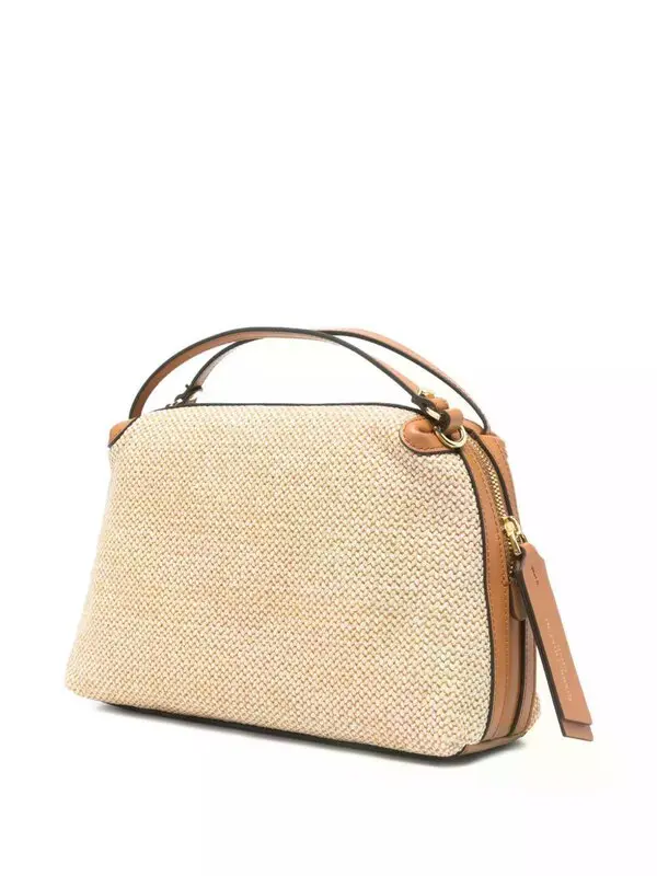 GIANNI CHIARINI Alifa Woven-effect Tote Bag - Neutrals