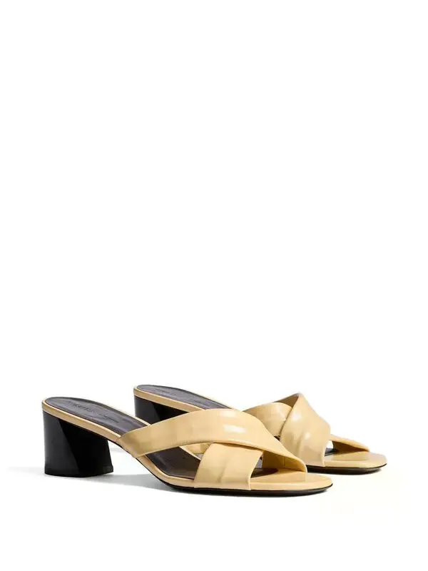 Khaite Liria Block Heel Sandals - Neutrals