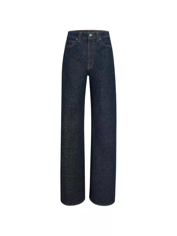 Khaite Dane Stretch Wide-leg Jeans