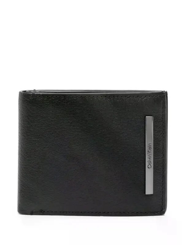 Calvin Klein Logo-plaque Bi-fold Leather Wallet