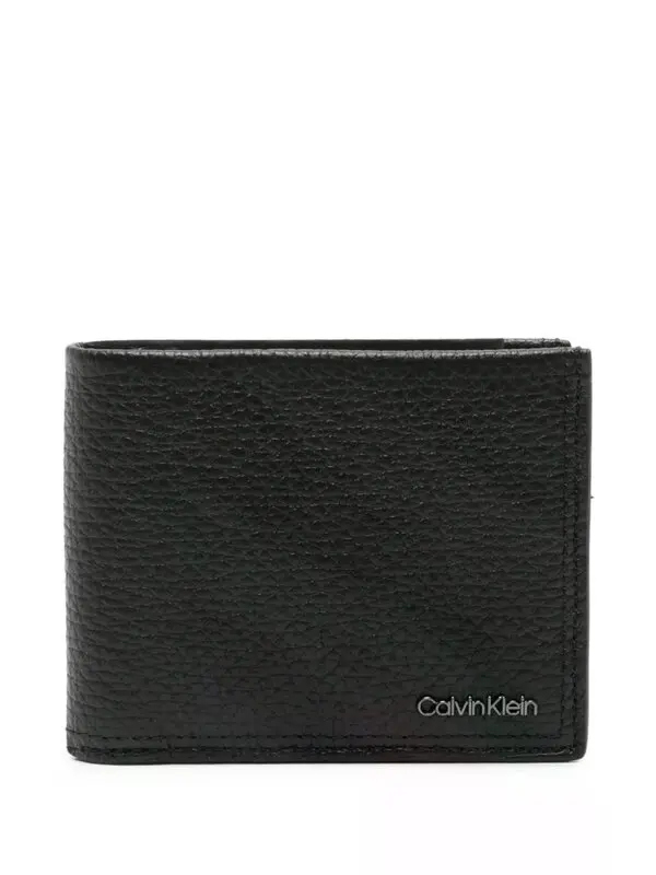 Calvin Klein Logo-plaque Bi-fold Leather Wallet