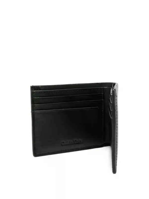 Calvin Klein Logo-plaque Bi-fold Leather Wallet
