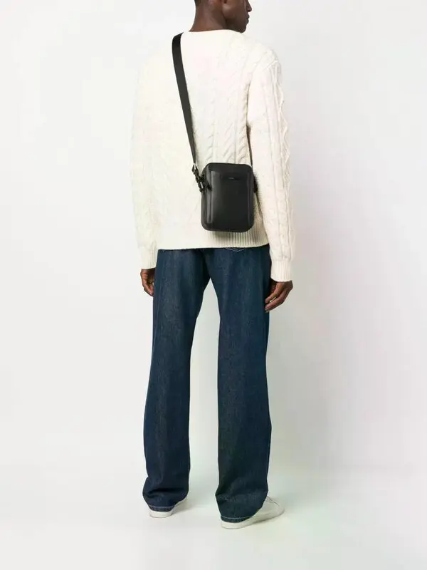 Calvin Klein Grained-texture Messenger Bag