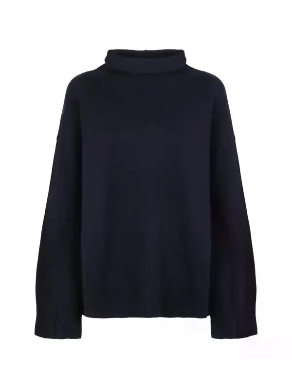 Aspesi Turtleneck Long Sleeve Sweater - Blue