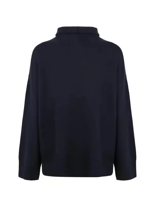 Aspesi Turtleneck Long Sleeve Sweater - Blue