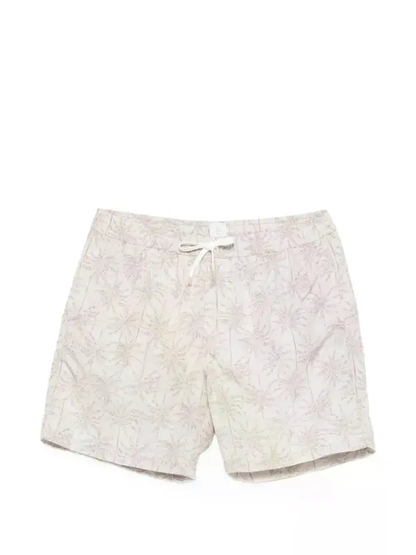 Eleventy Printed Swim Shorts - Neutrals