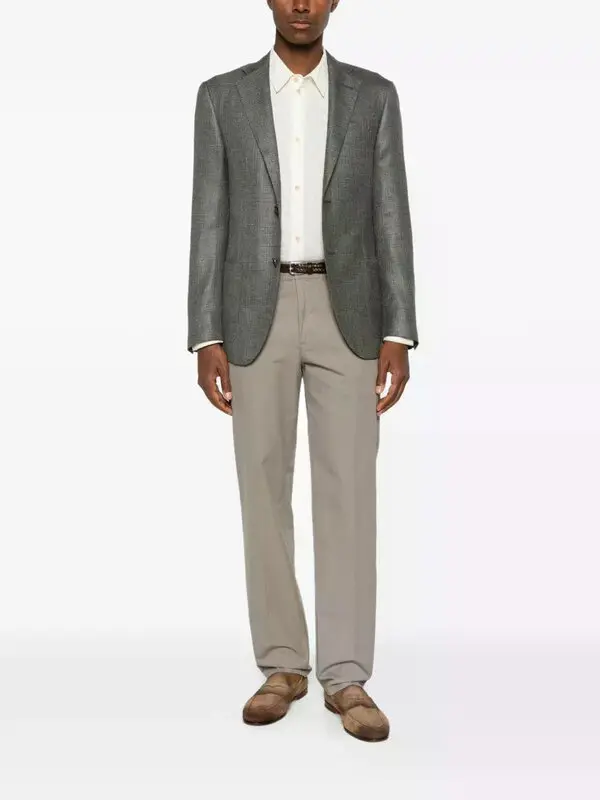Corneliani Single-breasted Blazer - Green