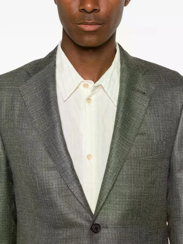Corneliani Single-breasted Blazer - Green