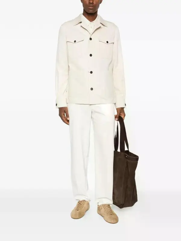 Emporio Armani Pressed-crease Trousers