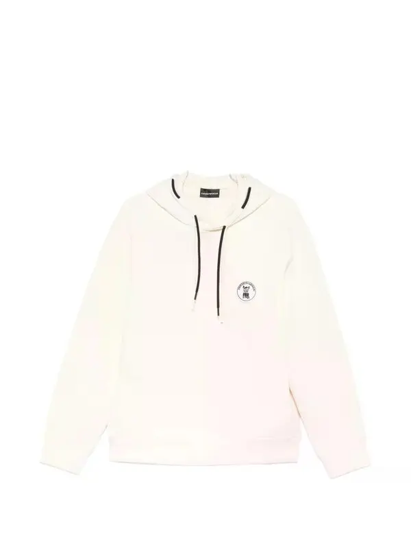 Emporio Armani Dog-patch Hoodie - Neutrals